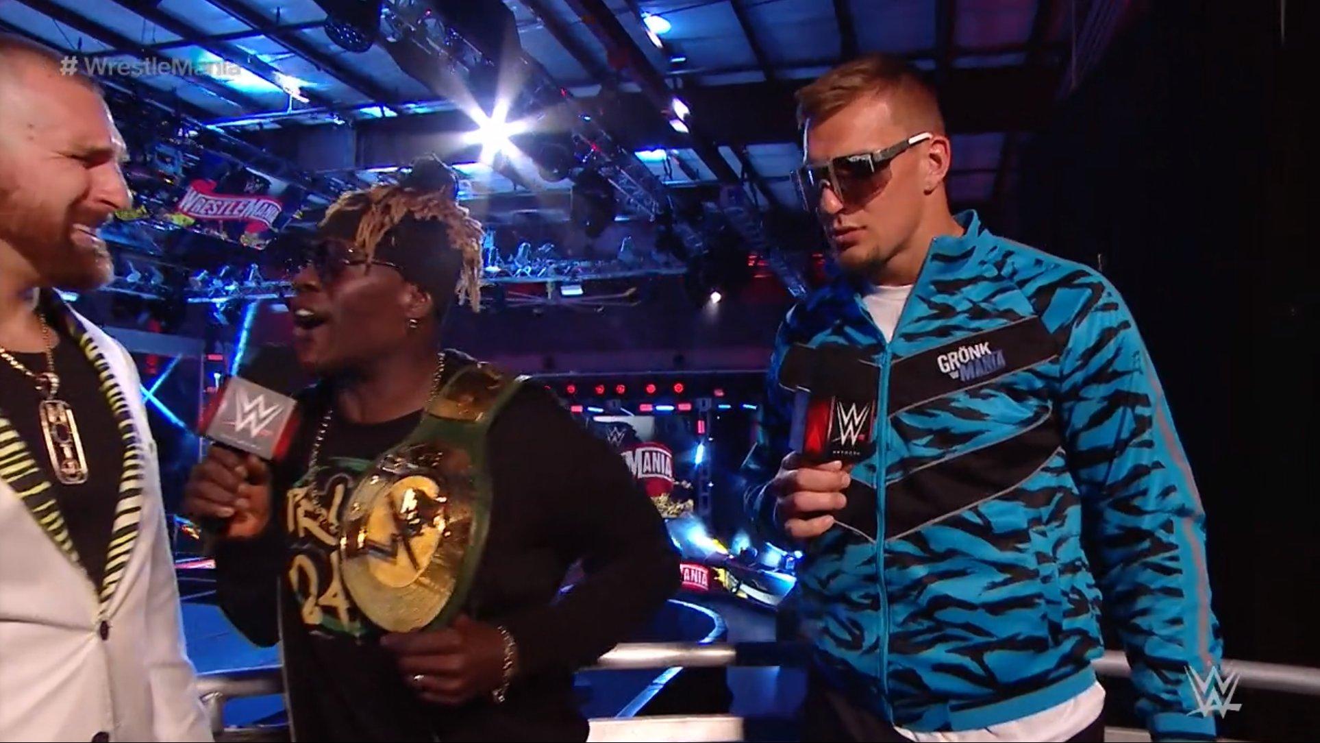 Rob Gronkowski Got Robbed of The WWE 24/7 Title At WrestleMania 36 (VIDEO)