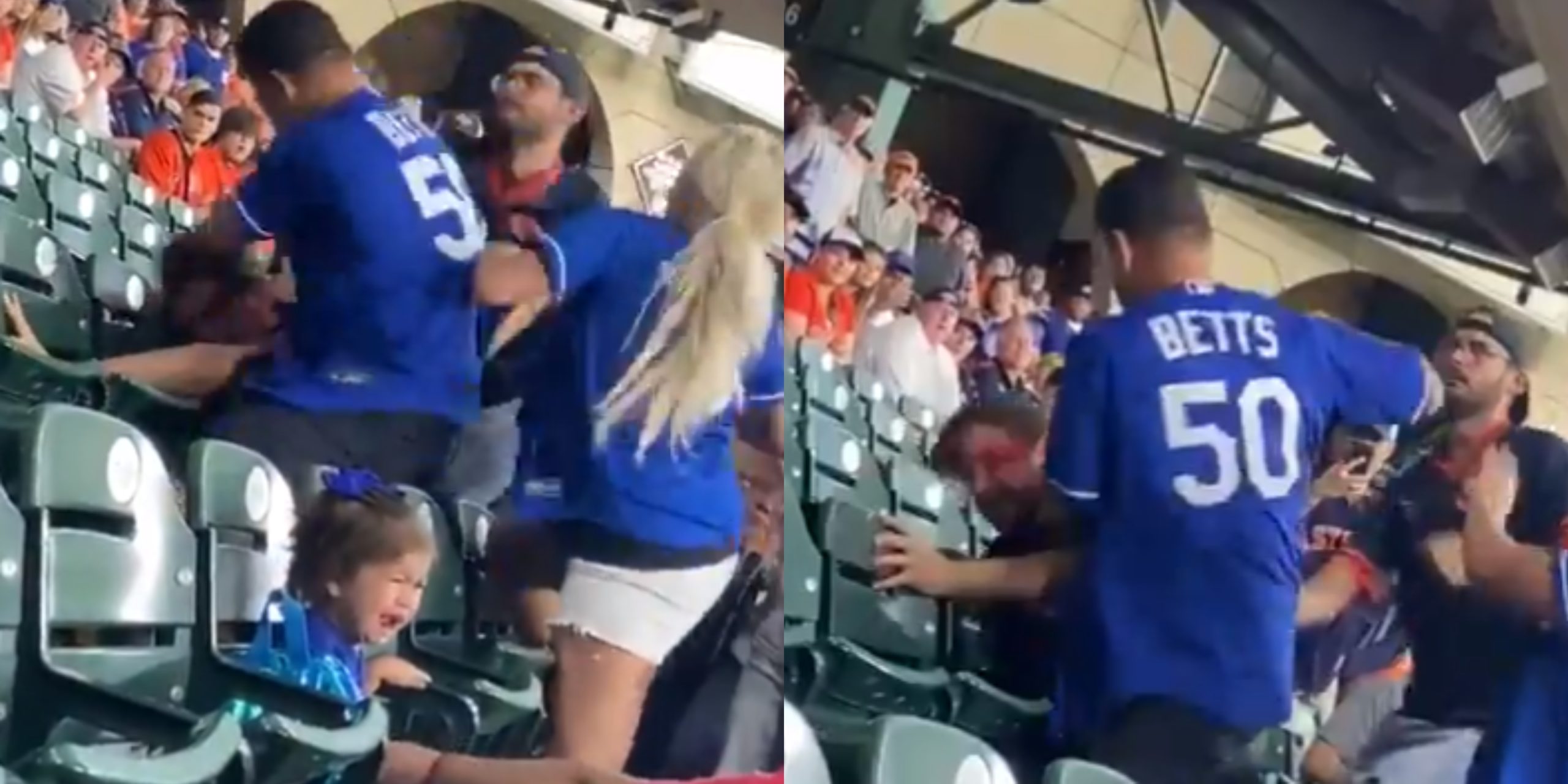 Closer Video Shows Dodgers' Couple Leaving Child To Cry So They Can ...