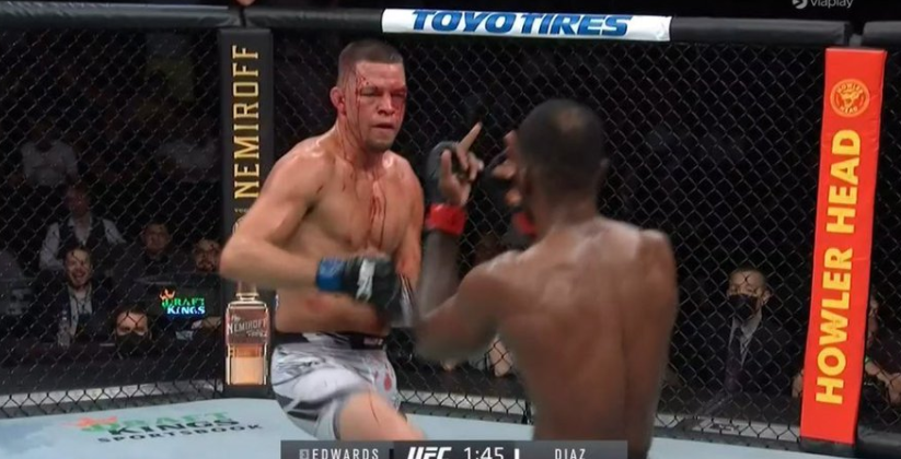 BREAKING: Leon Edwards Defeats Nate Diaz At UFC 263 (VIDEO)