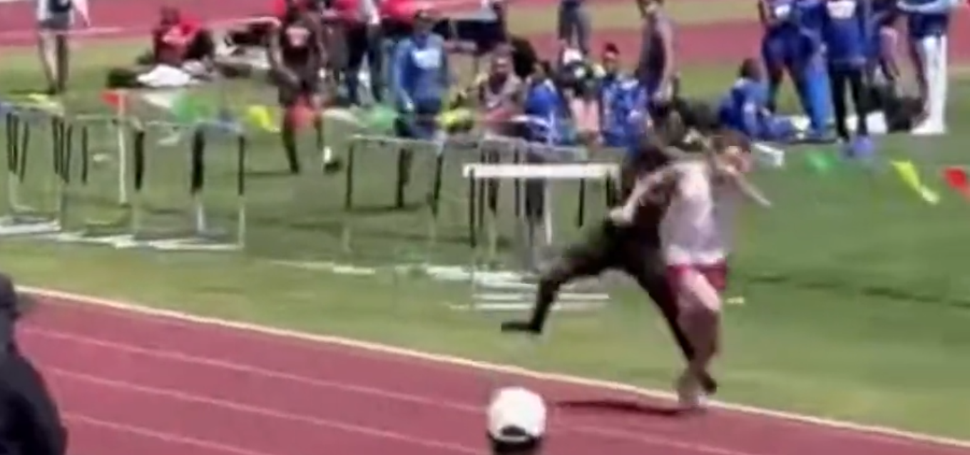 High School Track Race Ends With One Runner Suddenly Punching Another ...