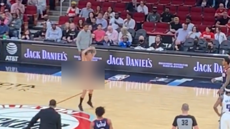 Male Streaker Gets Tackled Hard After Running Out On Court During ...