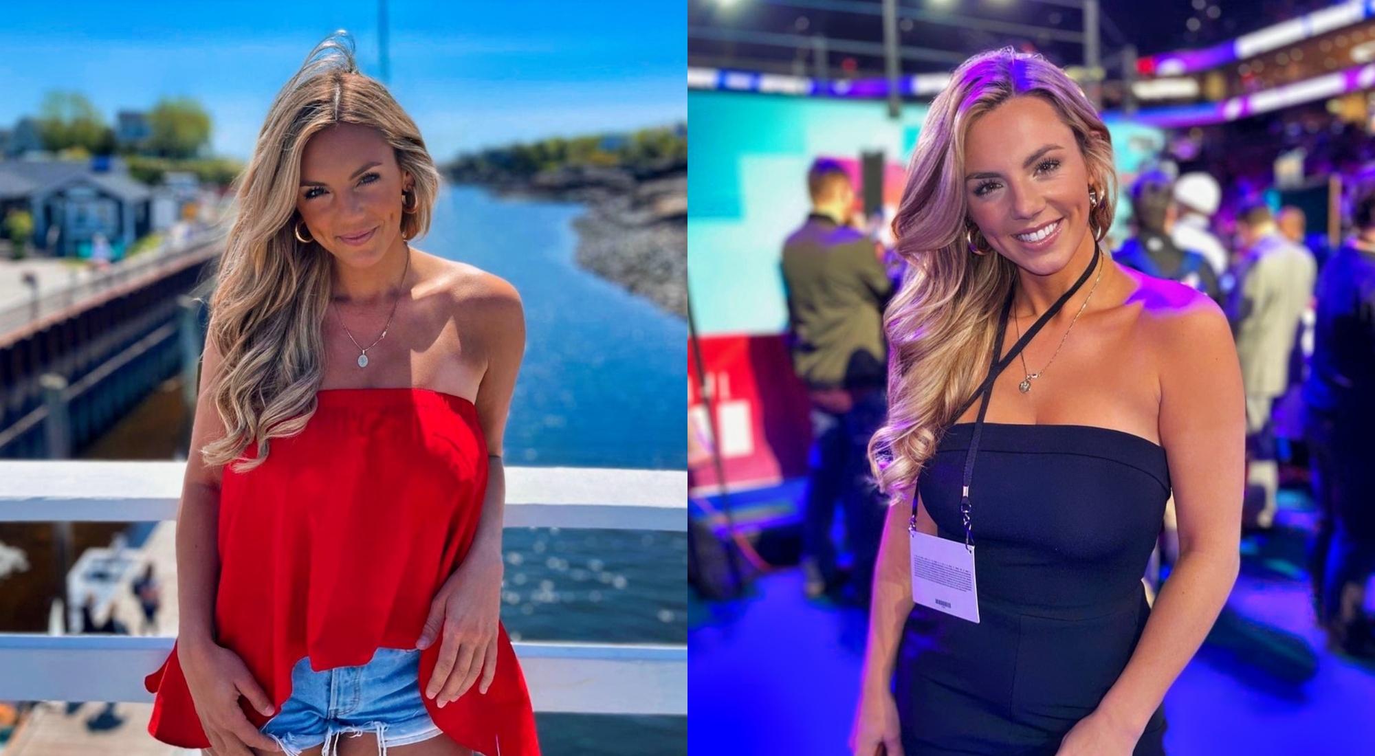 Annie Agar Flames Kenny Golladay While Showing Off Dress