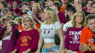 Gorgeous Fan Went Viral At Miami vs. Florida State Game