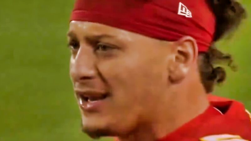 Cameras Caught Chiefs QB Patrick Mahomes Crying On Sidelines