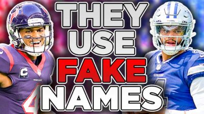 12 NFL Players Who Are Using Fake Names