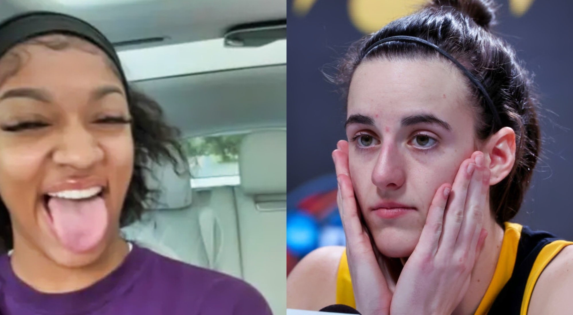 Angel Reese Had An Interesting Reaction To Caitlin Clark Losing Her ...