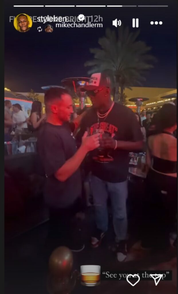 Israel Adesanya Predicts "Future Looks Bright" For Michael Chandler as ...