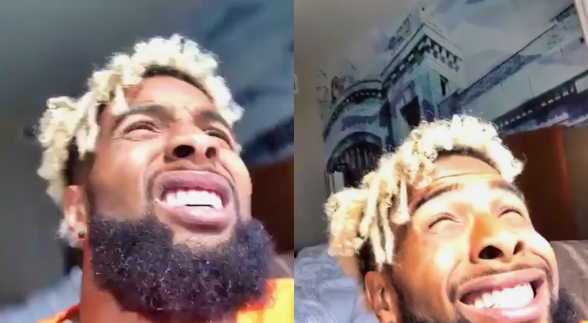 VIDEO: Odell Beckham Jr. Decided It Was A Good Idea To Stare Directly ...