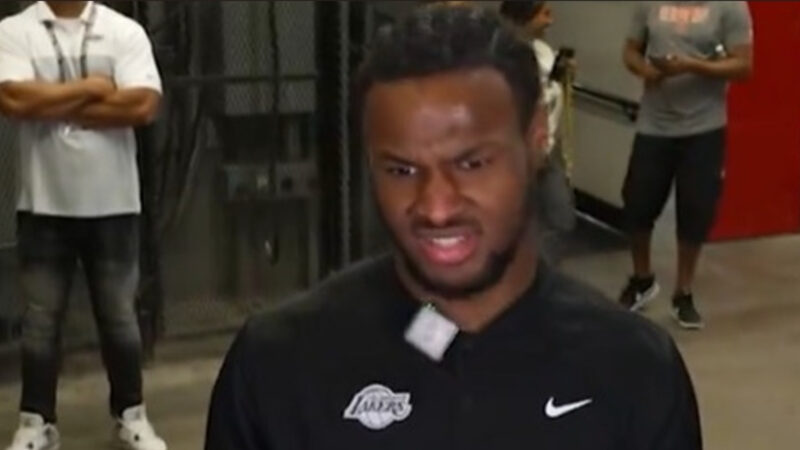 VIDEO: Los Angeles Lakers Rookie Bronny James Made a Hilarious Mix-Up ...
