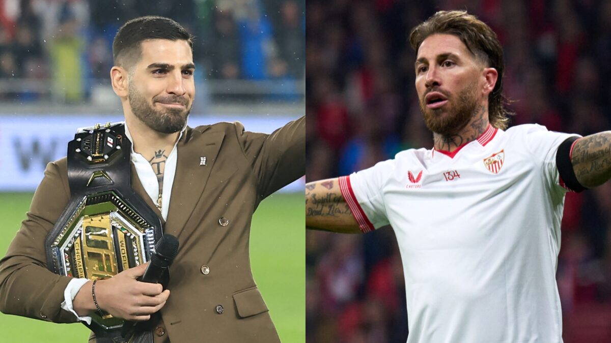 MMA Fans React To Ilia Topuria And Sergio Ramos Boxing Together