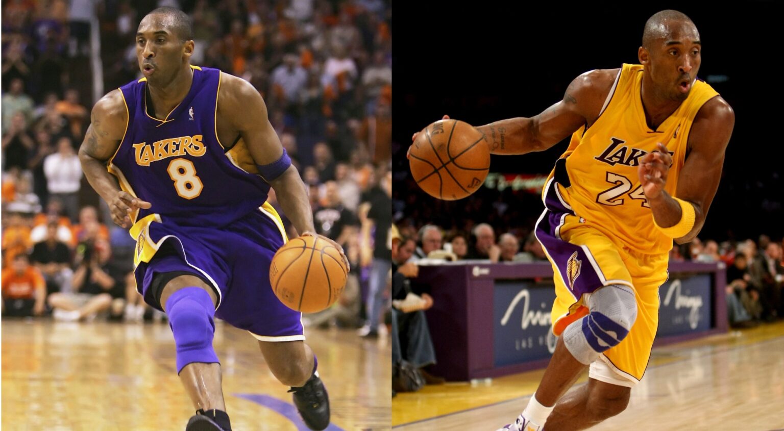 Kobe Bryant's Legendary Careers As No.8 and 24