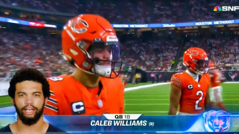 VIDEO: NFL Fans Are Loving Caleb Williams' Unique SNF Player Intro