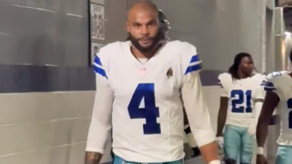VIDEO: Angry Dak Prescott Had A Rude Five-Word Message For Cowboys Fans ...