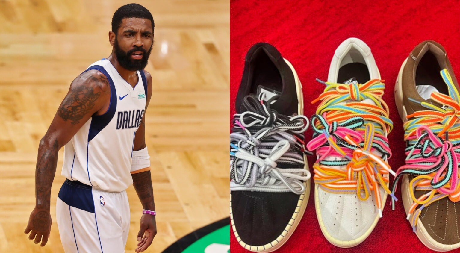 Fans React to the First Look of Kyrie Irving's Newest ANTA Hela Kicks