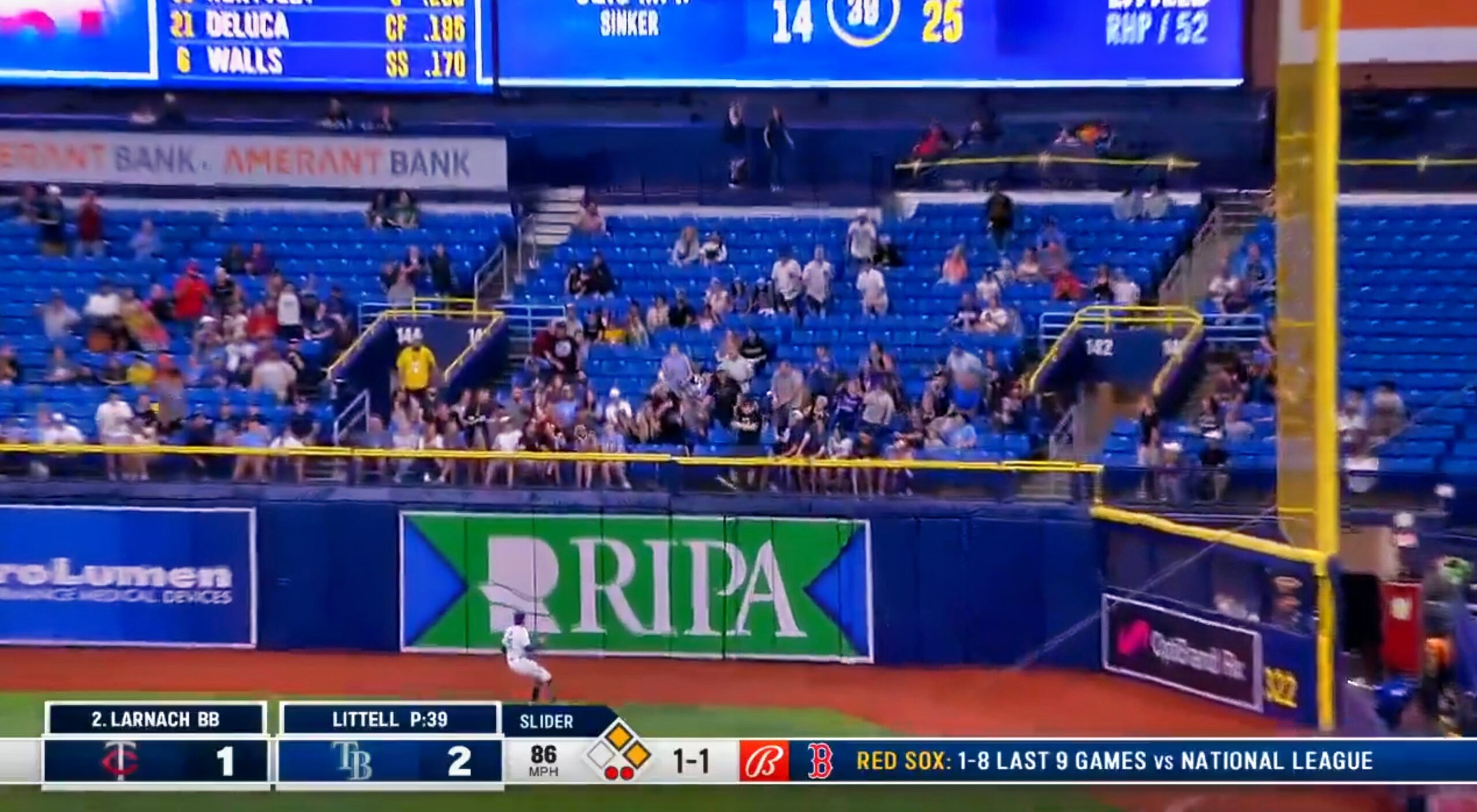 VIDEO: Fan Knocked Unconscious After Trying To Catch Trevor Larnach's ...