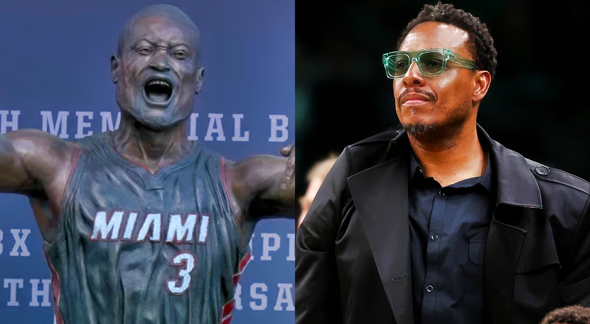Paul Pierce Hilariously Compared Dwyane Wade’s Statue To Former NBA ...