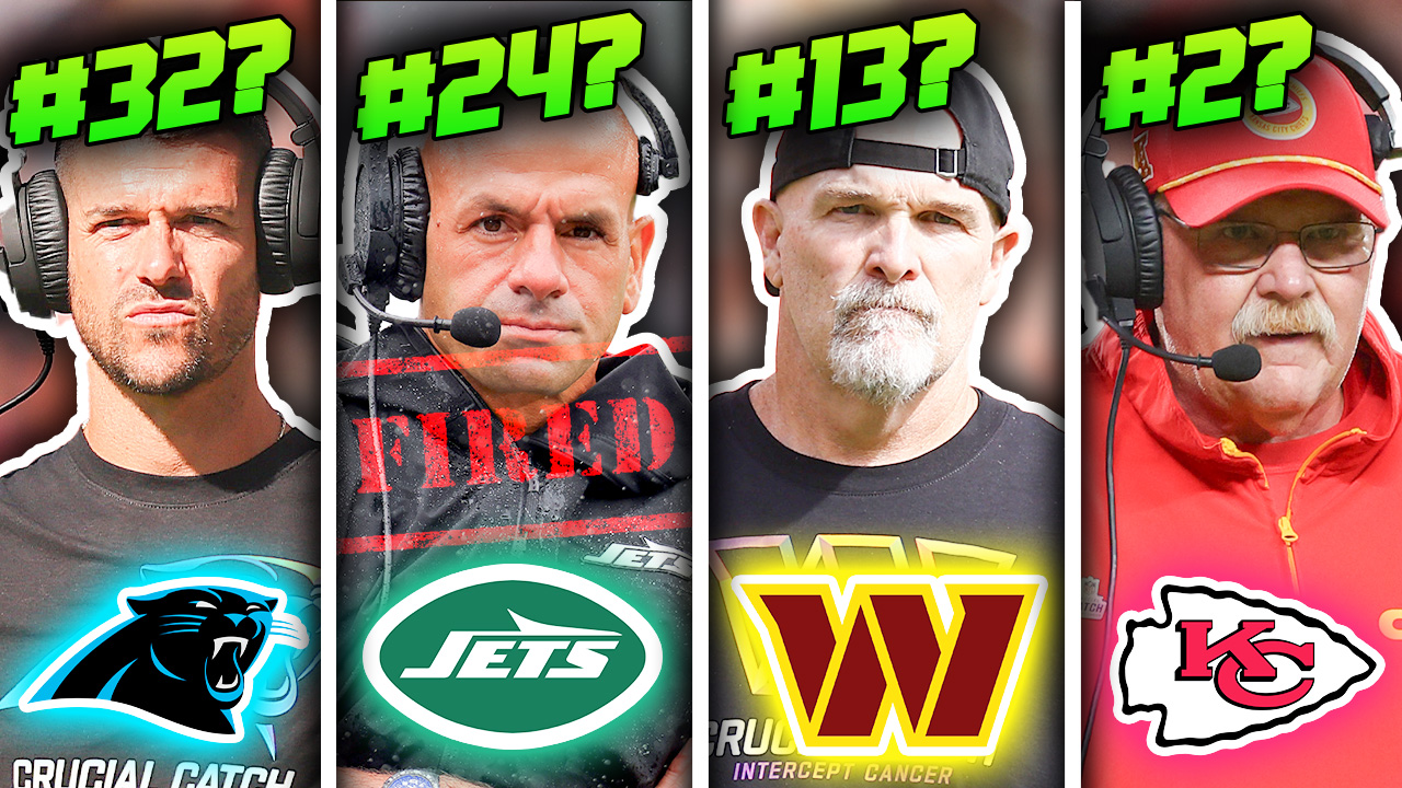 Ranking All 32 NFL Teams’ Head Coaches From WORST To FIRST After Week 5 ...
