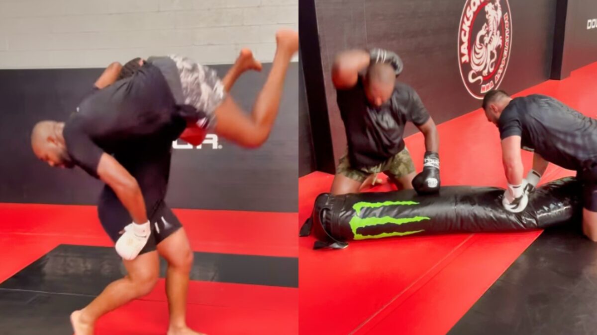Jon Jones Trains With High Level Olympic Wrestler And Boxer