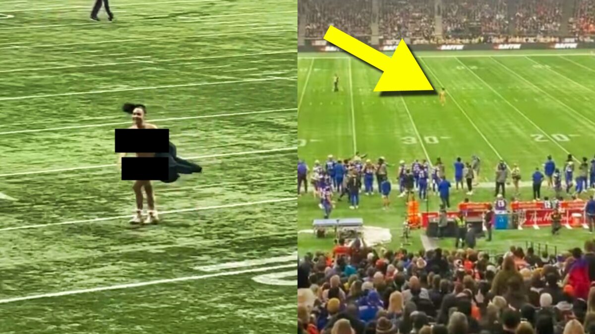 VIDEO: Every NFL Fan Is Saying The Same Thing About The Female Streaker ...