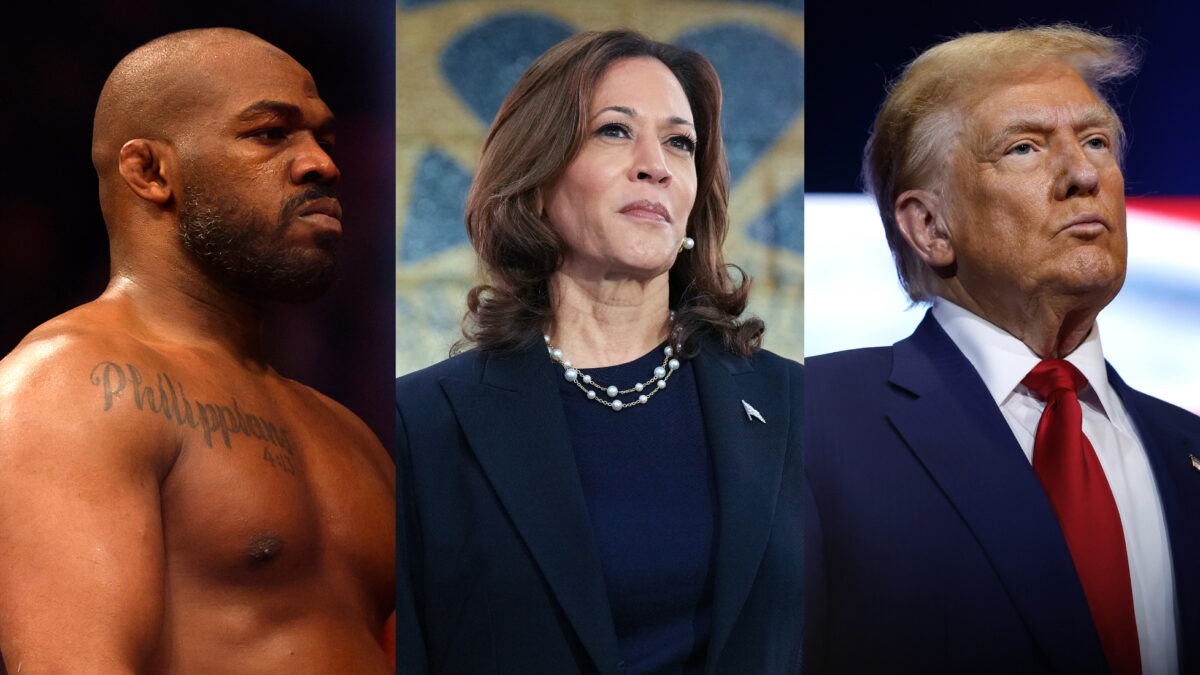 UFC Fans React To Jon Jones Following Kamala Harris, Not Donald Trump