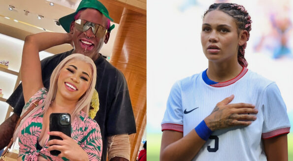 Dennis Rodman's Girlfriend Defends Him over Daughter's Accusations
