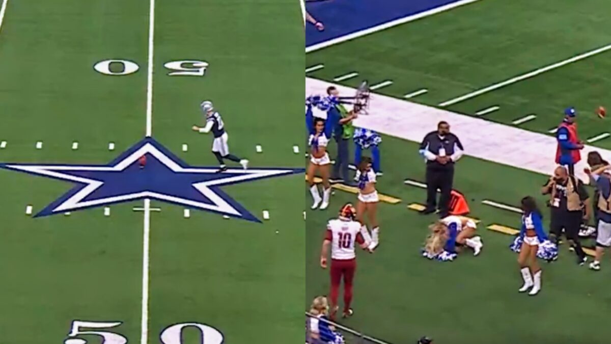 VIDEO: Dallas Cowboys Cheerleader Got Smashed In The Back Of The Head ...