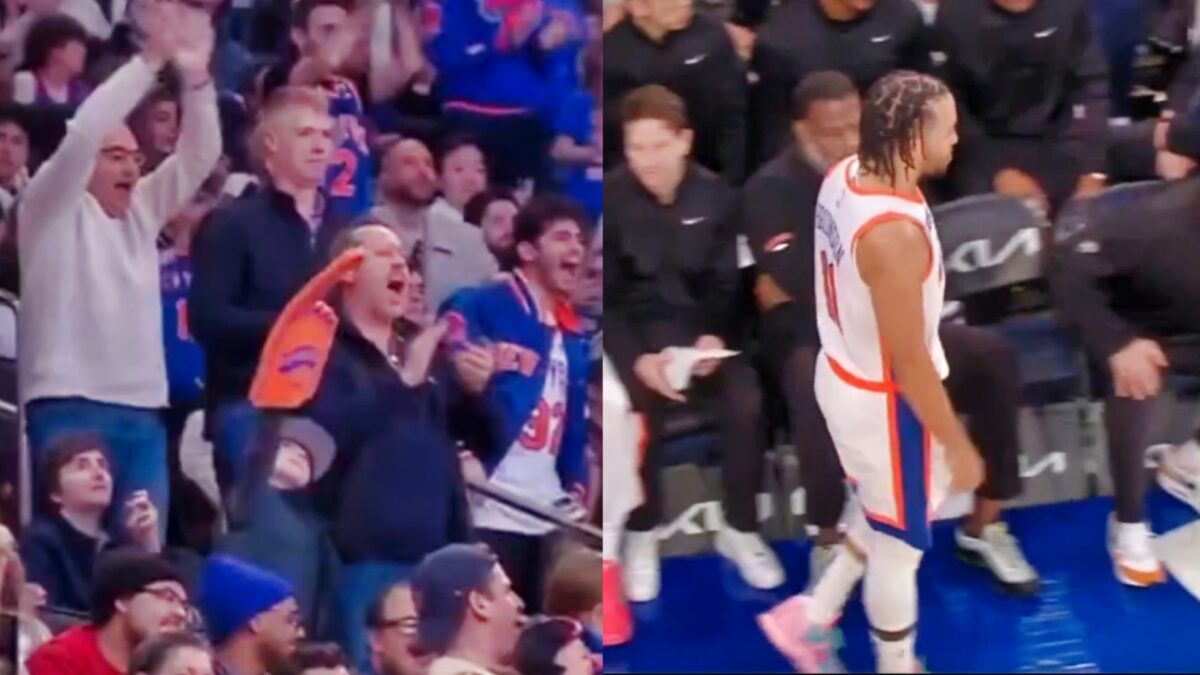 New York Knicks Fans Shower Jalen Brunson With MVP Chants