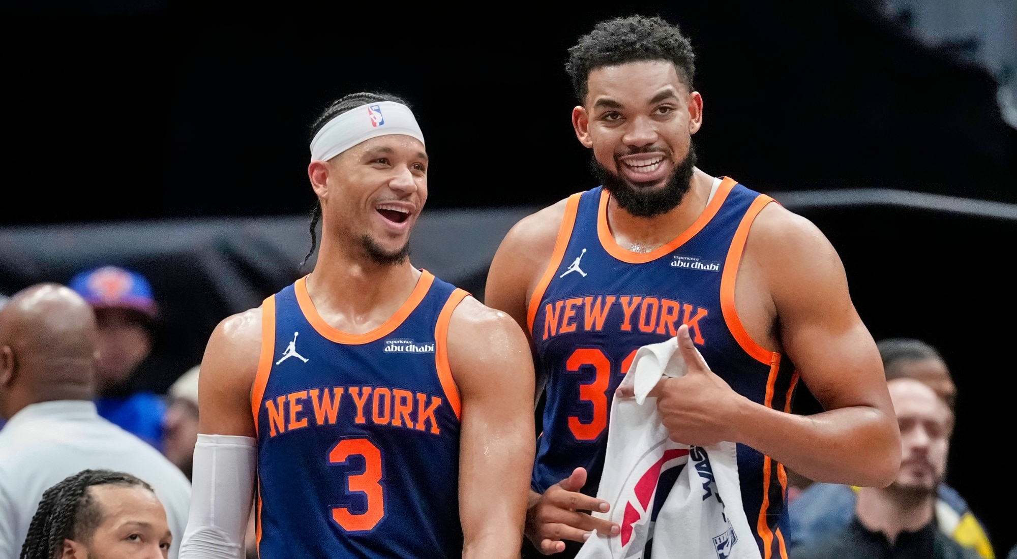 Karl-Anthony Towns Jokes About Ruining Josh Hart's Vacation