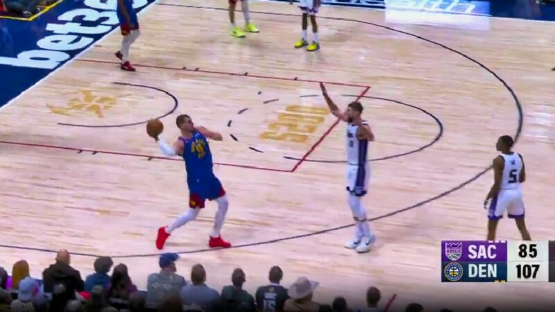 Nikola Jokic Stuns Fans With One-Handed, Nearly Full-Court Buzzer-Beater