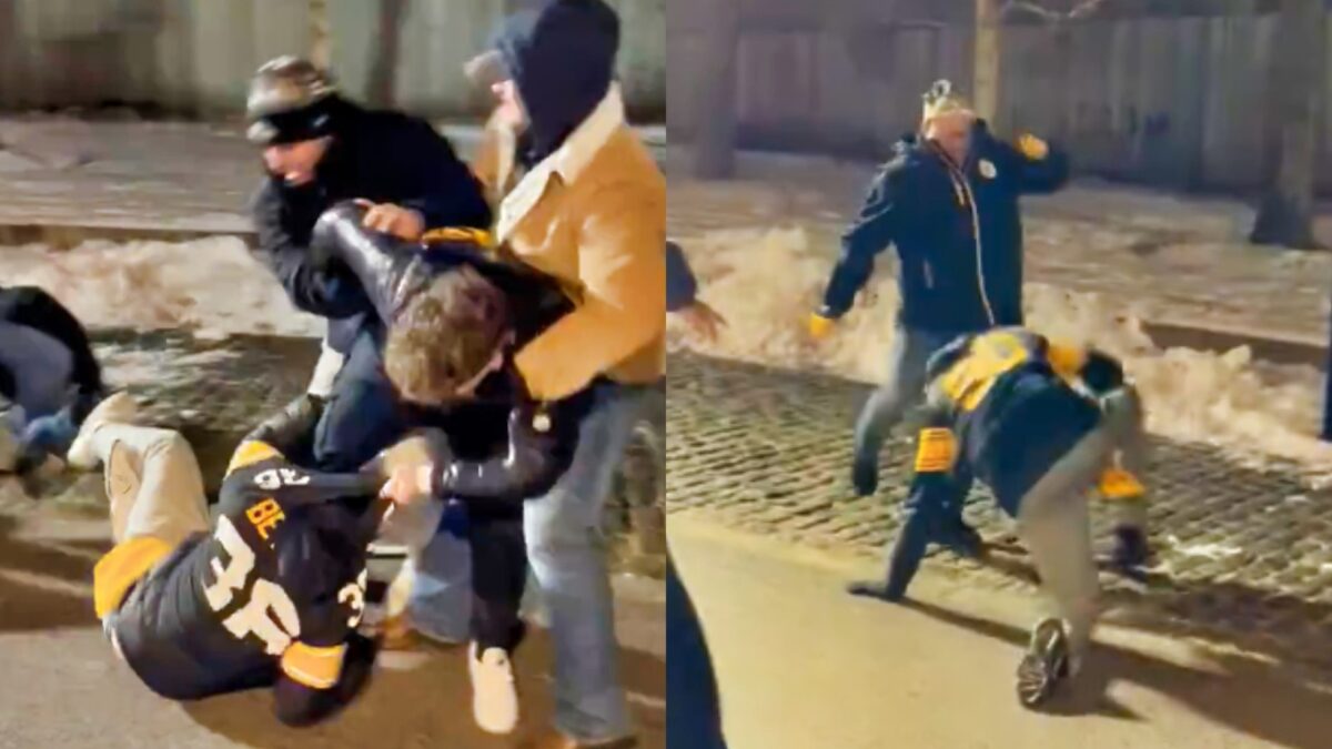 VIDEO: Pittsburgh Steelers Fans Were Fighting Each Other After The ...