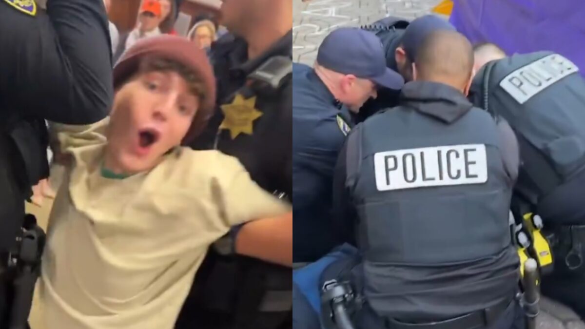 Student Gets Arrested & Dragged Out By Police After Screaming Vulgar ...