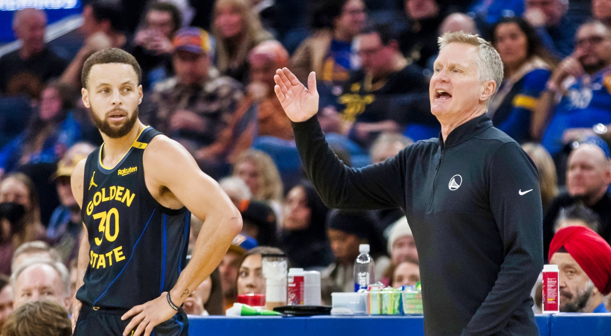 Steve Kerr Criticizes Playoff Officiating, Rockets' Defense On Curry