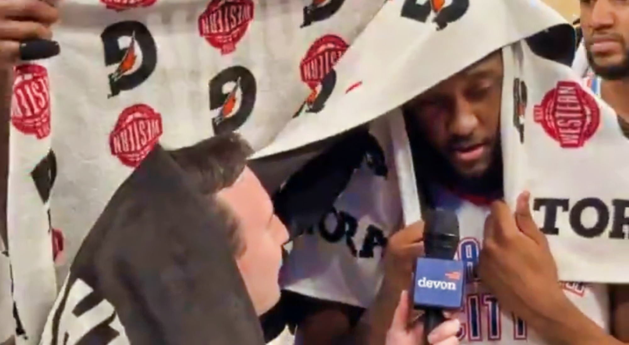 Oklahoma City Thunder Players Hijack Nick Gallo’s Postgame Interview