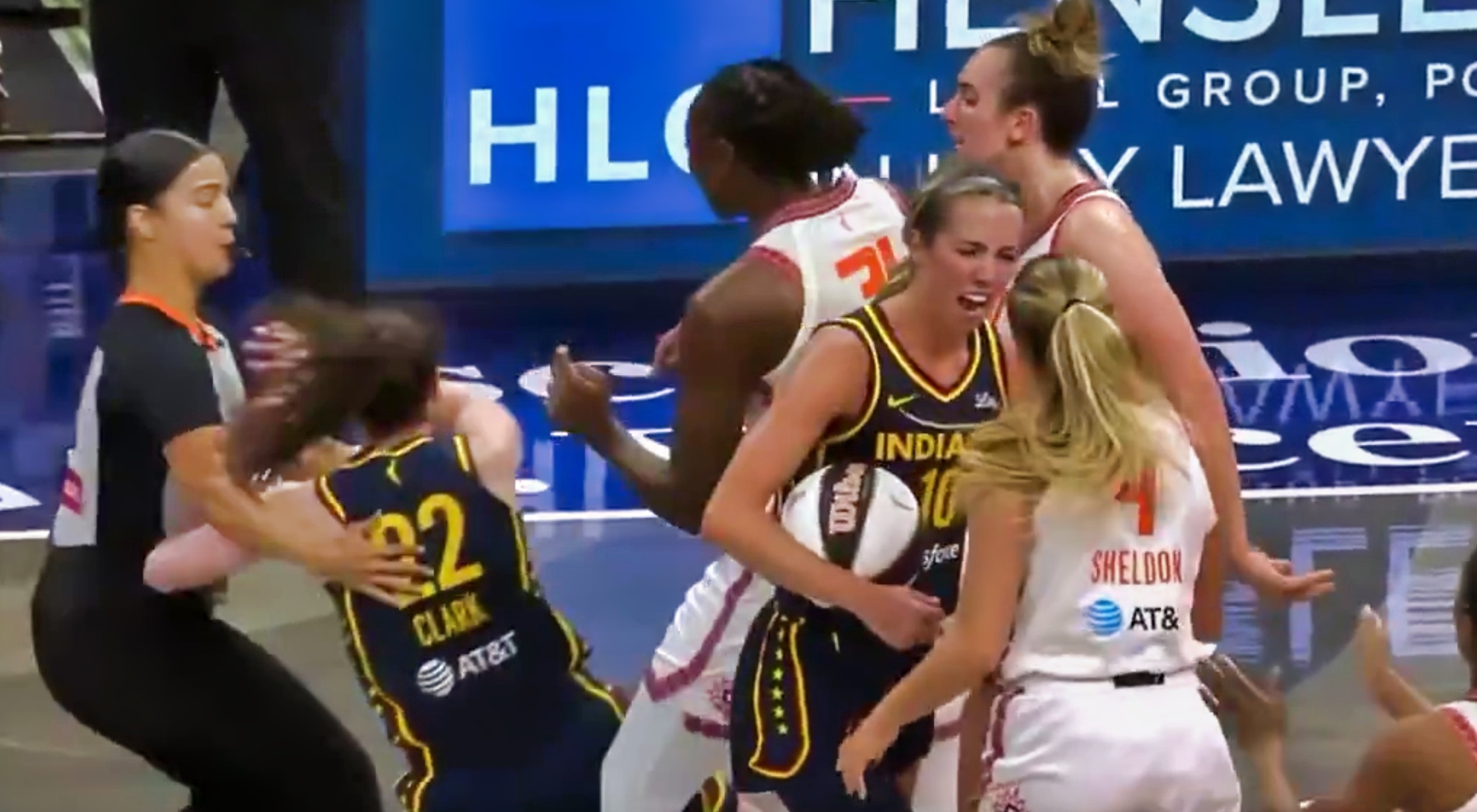 VIDEO: Caitlin Clark Got A Tech After Getting Assaulted By 3 ...