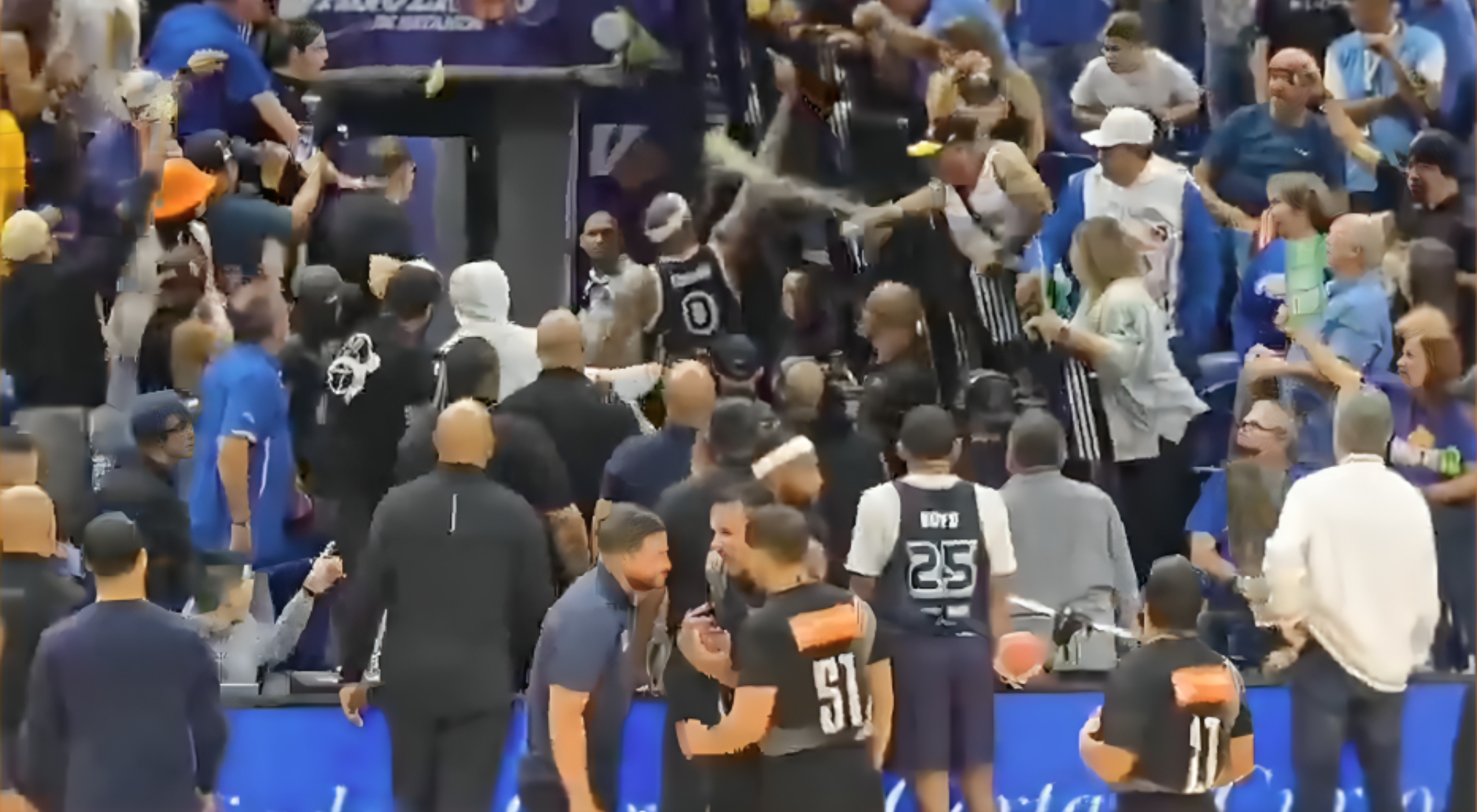 VIDEO: DeMarcus Cousins Held Back As He Clashes With Fans