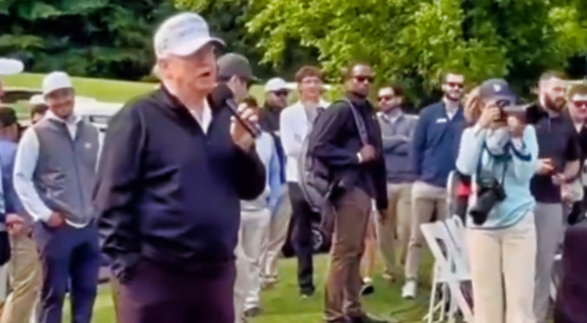 Donald Trump Makes Dirty Joke About His Wife & Bryson DeChambeau While ...