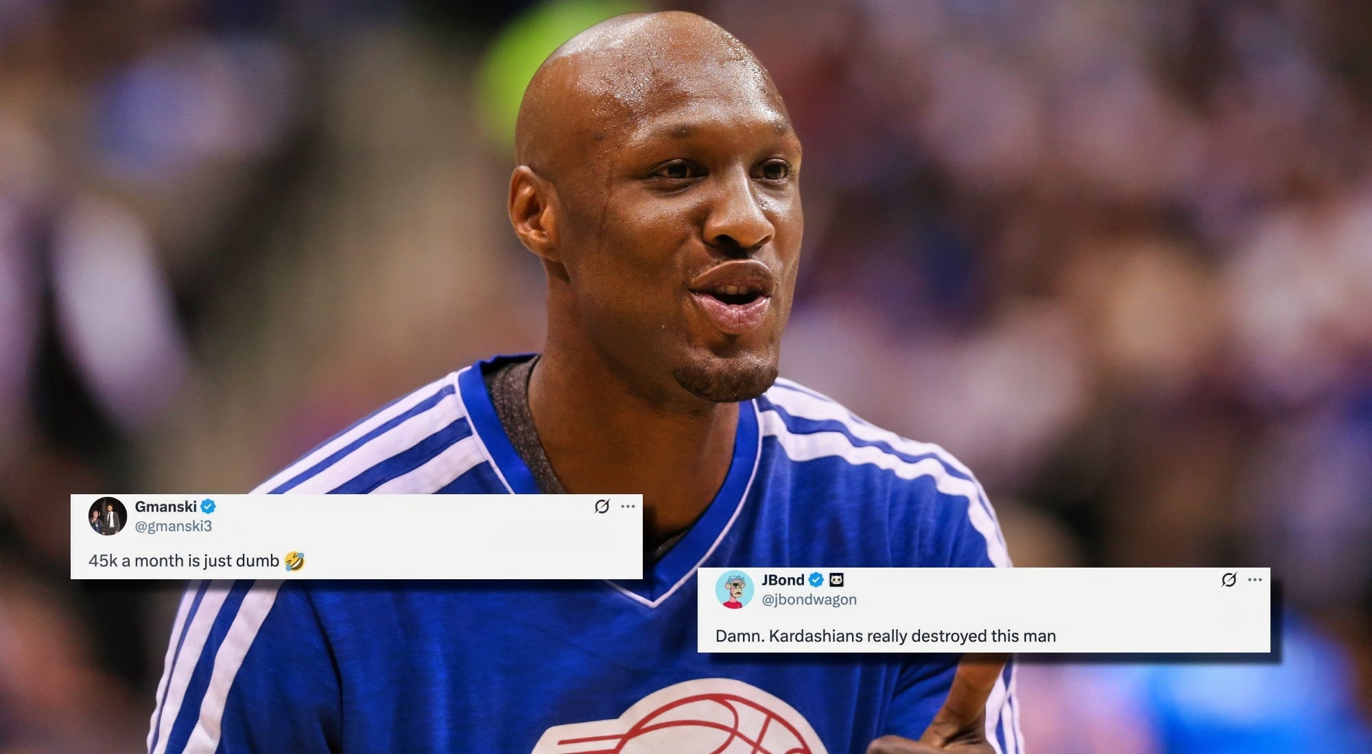 NBA Fans React To Lamar Odom's Eviction From LA Home