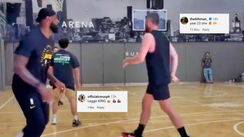 NBA Fans Celebrate LeBron James As Lakers Star Reunites With Kevin Love ...