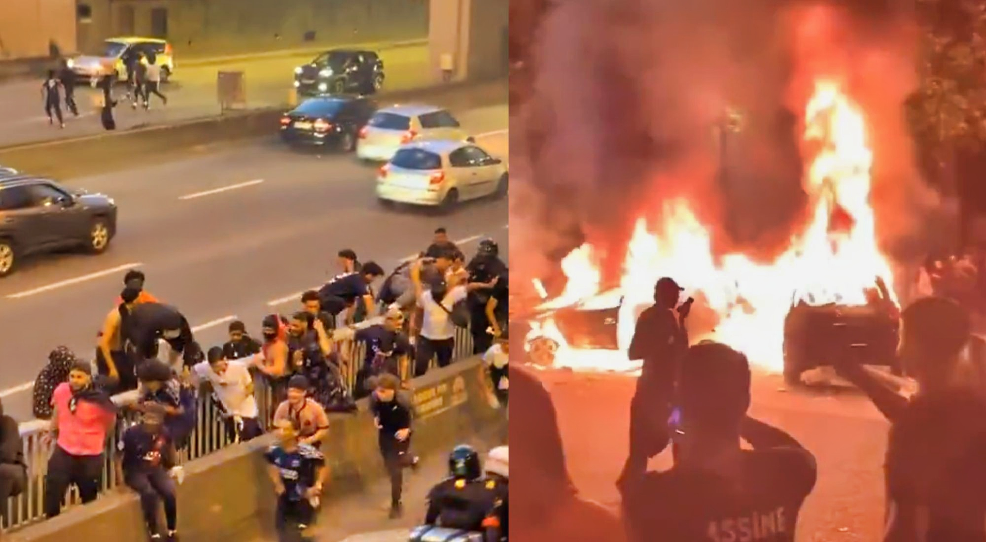 Paris Like A War Zone After PSG Win