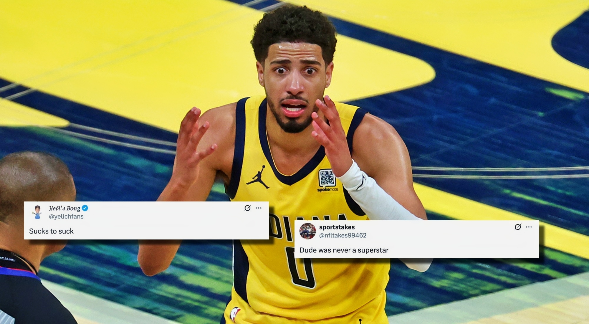 NBA Fans Roast Tyrese Haliburton For Game 5 Blunder