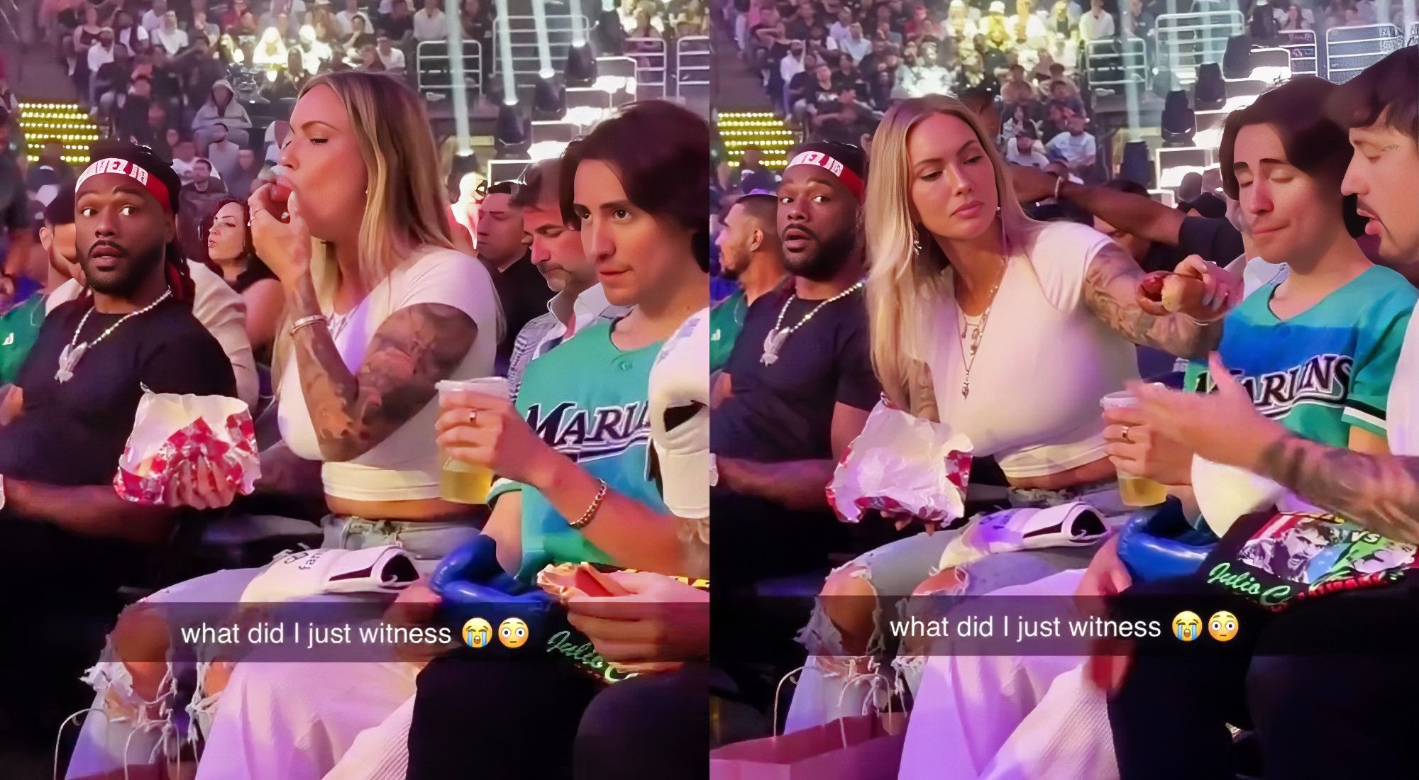 VIDEO: Jaw-Dropping Female Caught Deepthroating Hot Dog Sitting ...