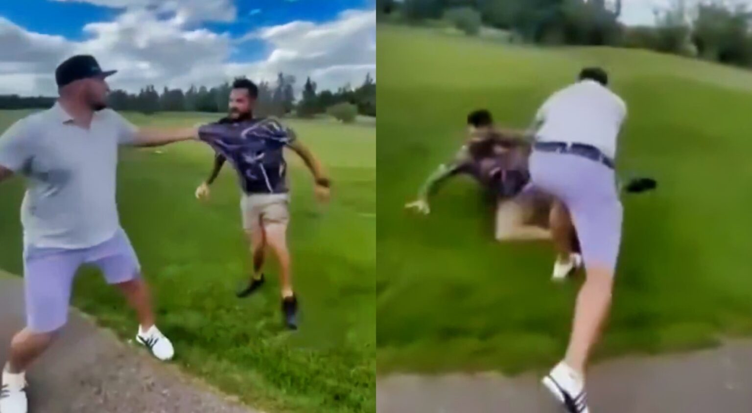 VIDEO: New Angle Of Ex-NHL Enforcer's Crazy Golf Course Brawl Leaks And ...