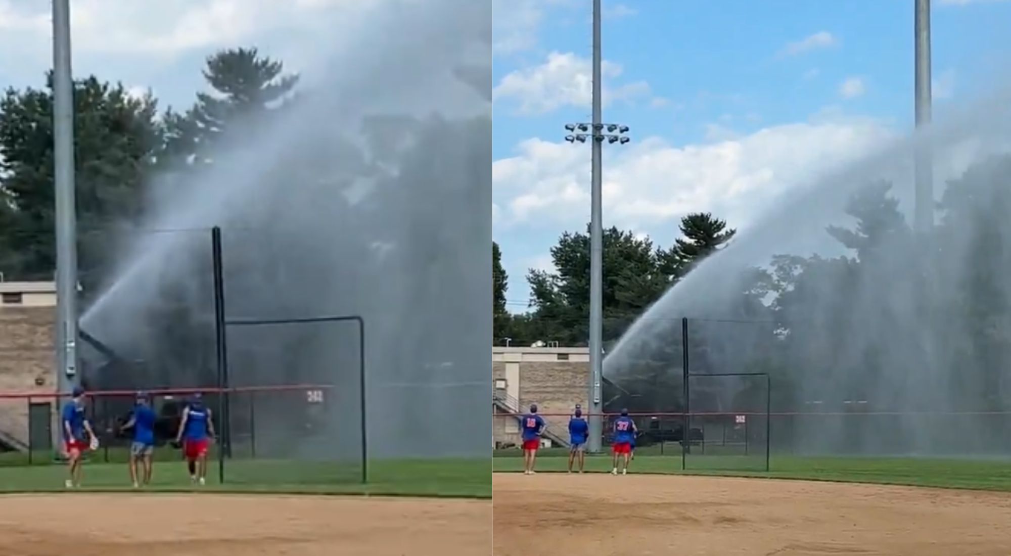 Baseball Game Cancelled After Angry Firefighters Flood The Field ...