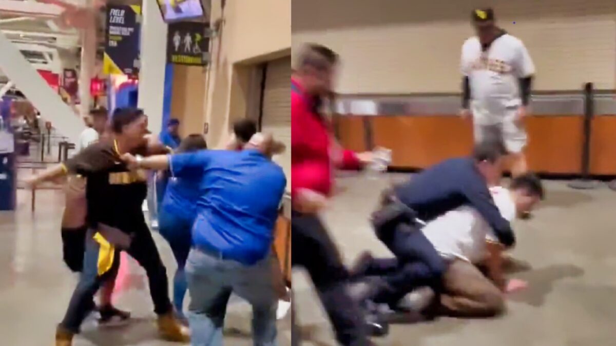 VIDEO: Brutal Fist-Fight During Dodgers vs. Padres Showdown Forces ...