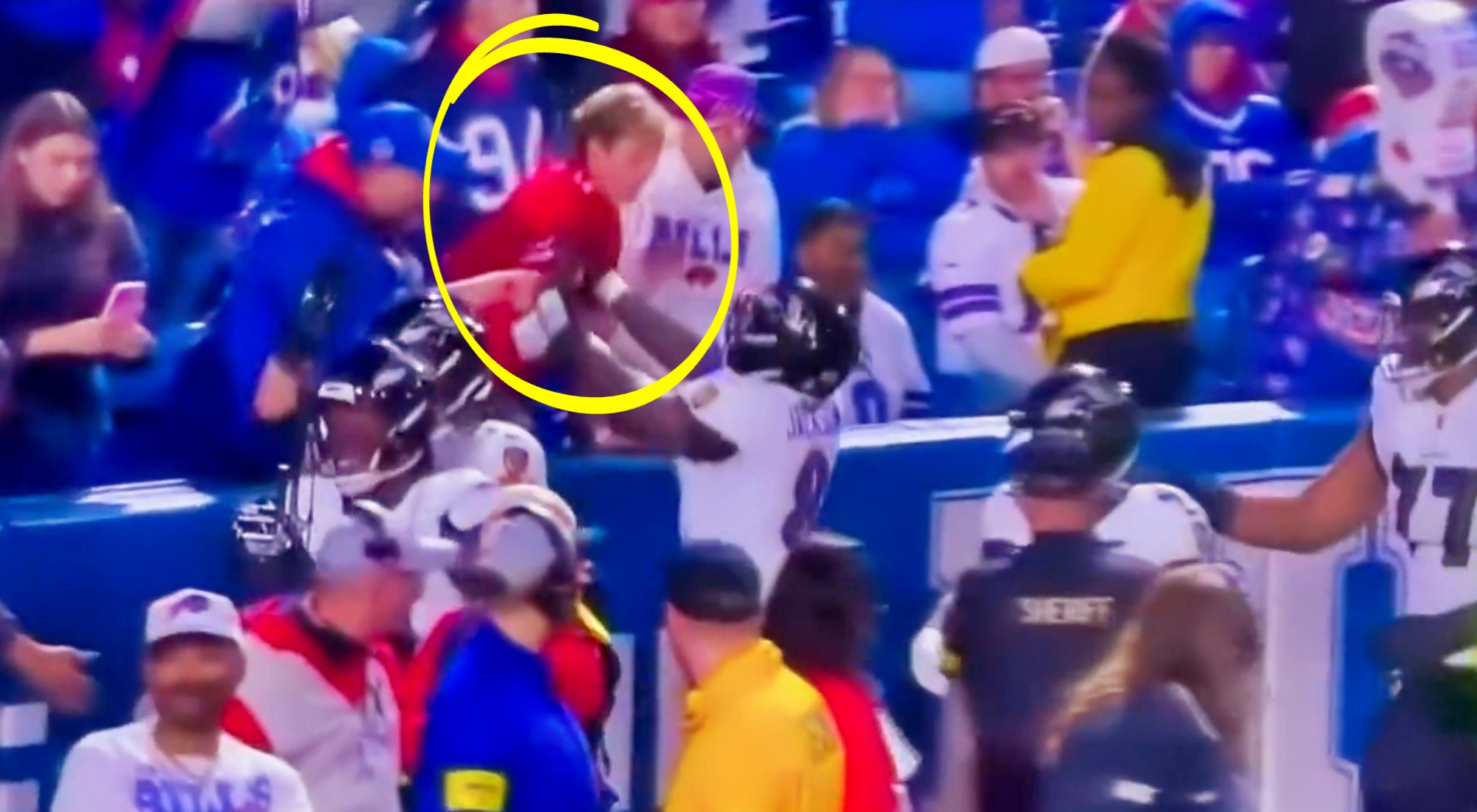 NFL & Buffalo Bills Announce Stiff Punishment For Fan Who Smacked Lamar ...