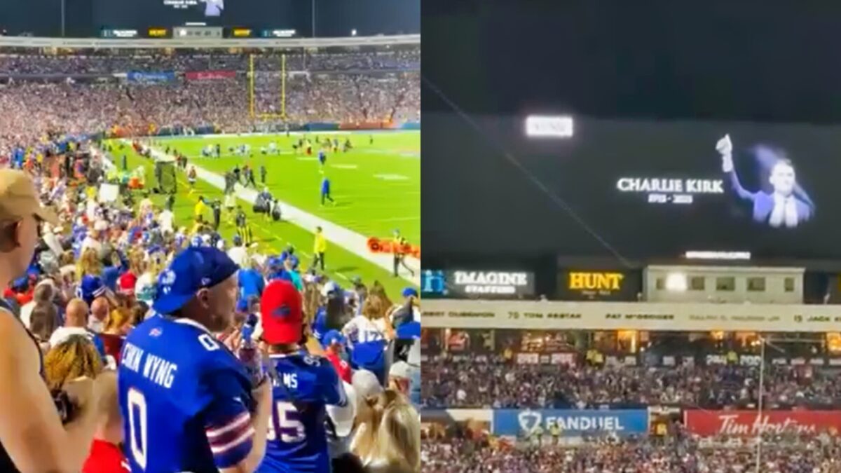 Cameras Caught Female Buffalo Bills Fan's Disgusting Gesture During ...