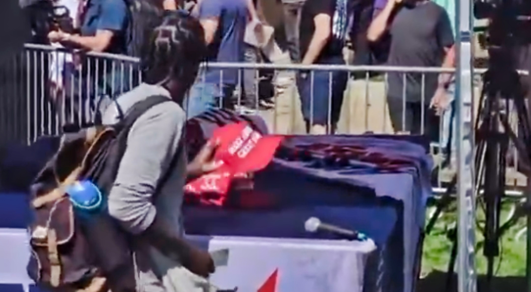 Disgusting Footage Shows Man Stealing Caps From Charlie Kirk Crime ...