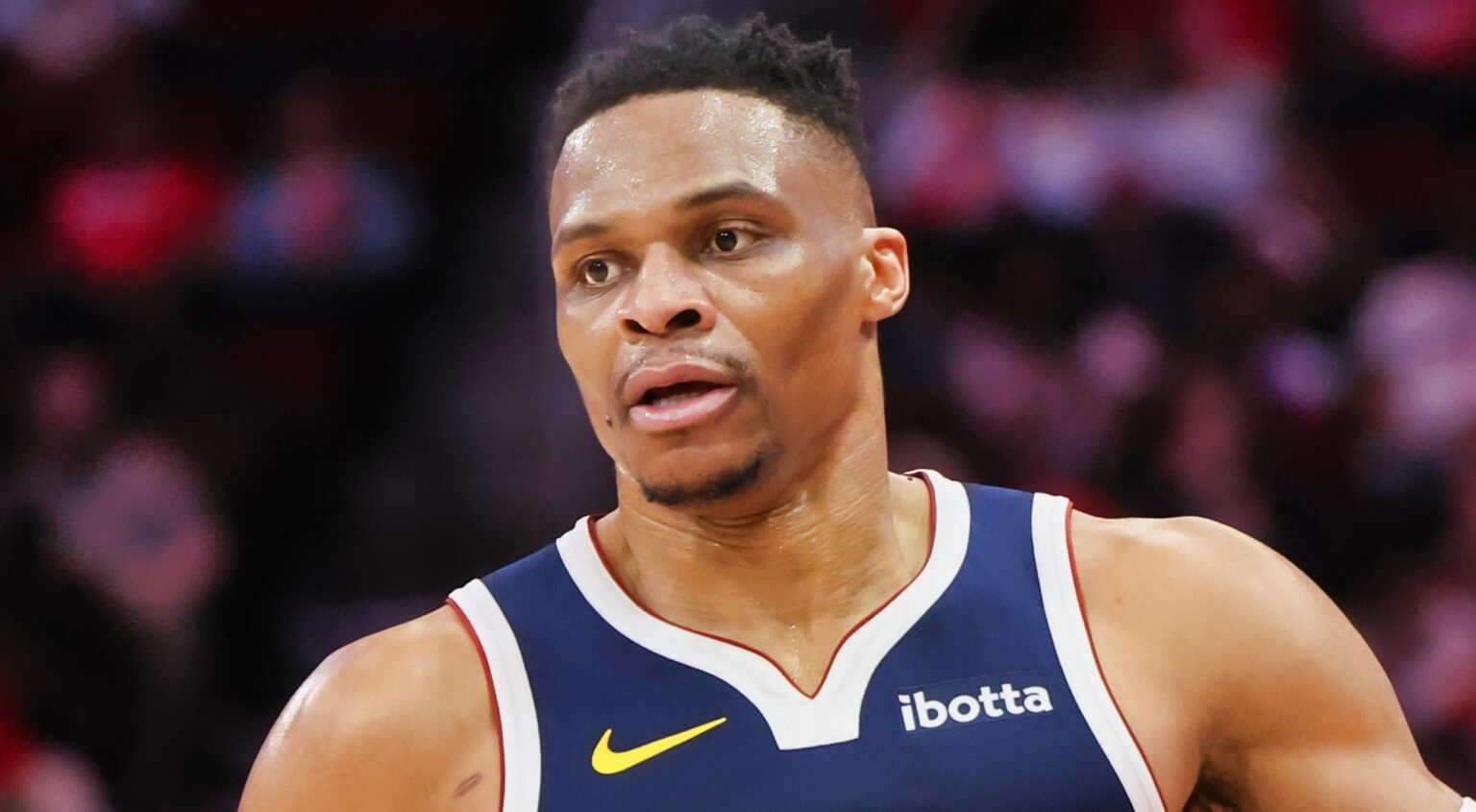 Cameras Catch Russell Westbrook Shushing Courtside Fan During Heated ...
