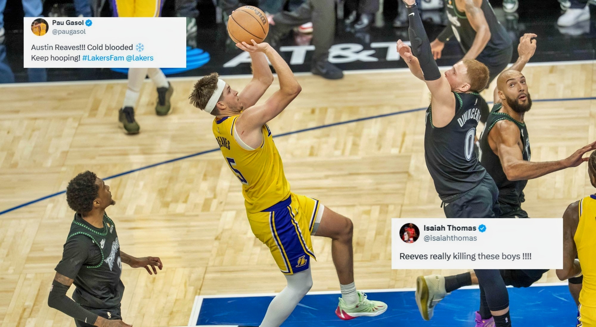 Austin Reaves’ Buzzer-Beater Has the Entire NBA Nation Going Crazy ...