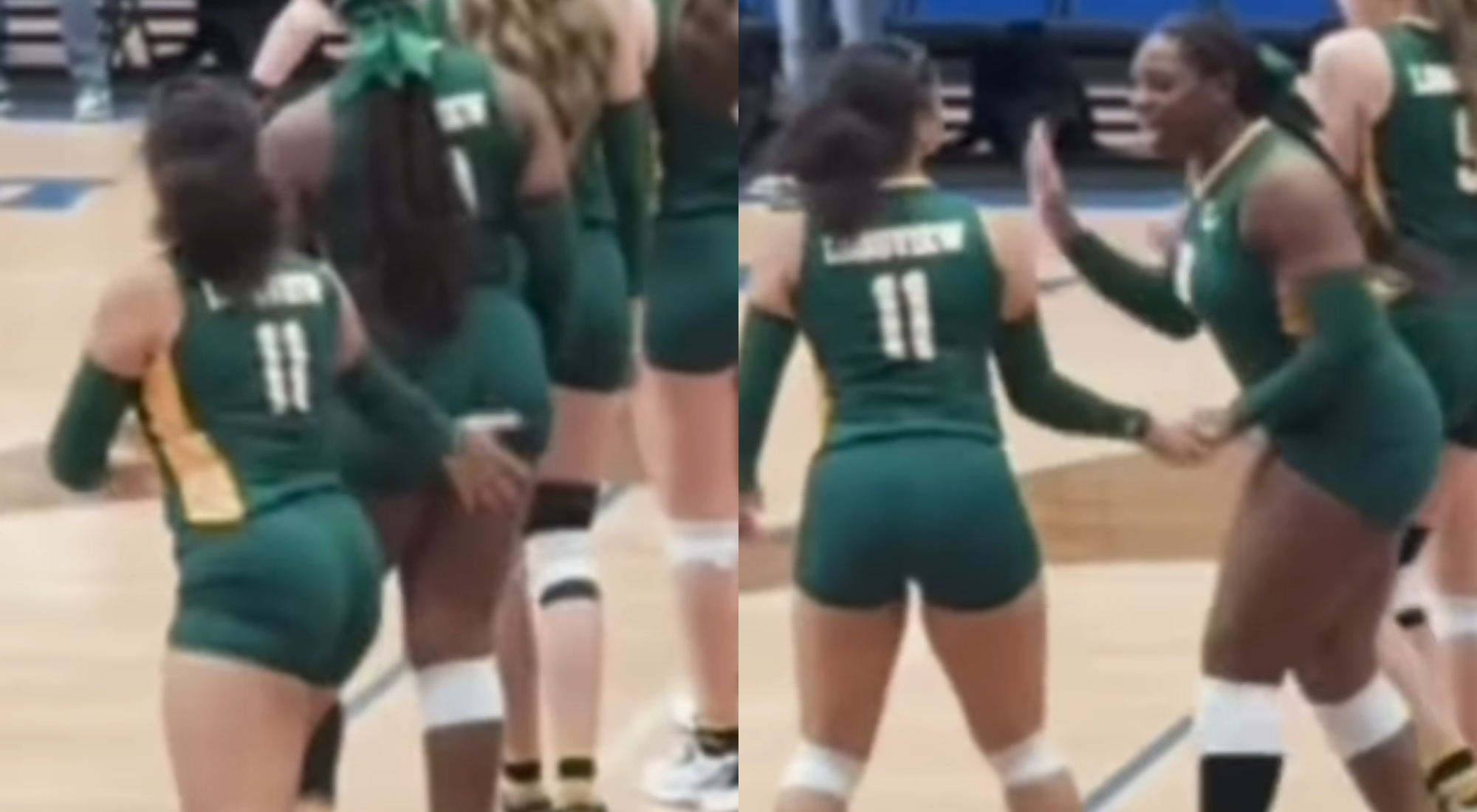 White Volleyball Player Gets Smacked In The Face By Her Black Teammate ...